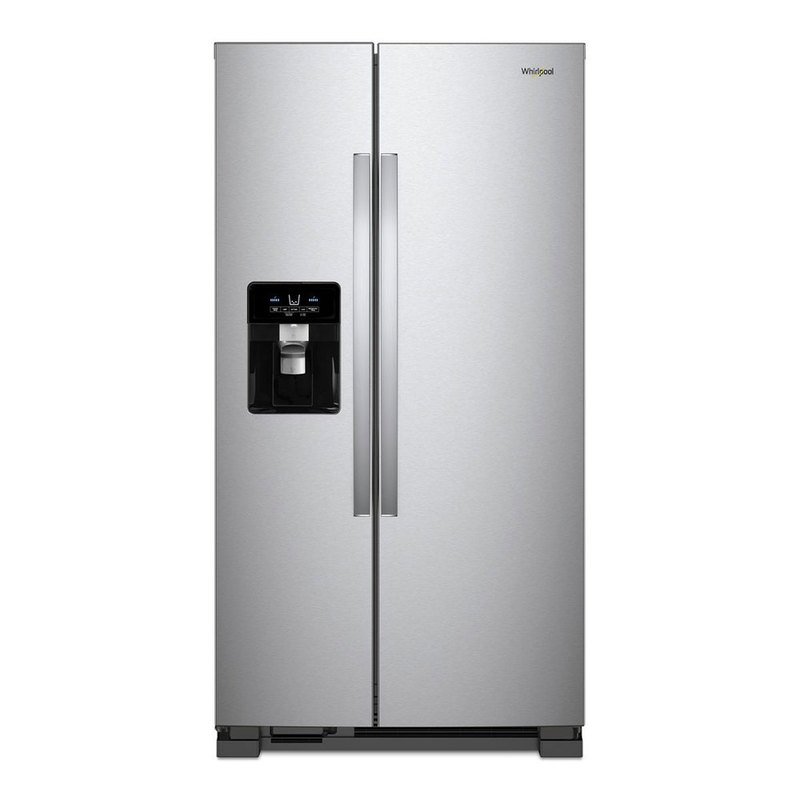 Whirlpool 25-cu.ft. Side By Side Refrigerator, Stainless Steel ...