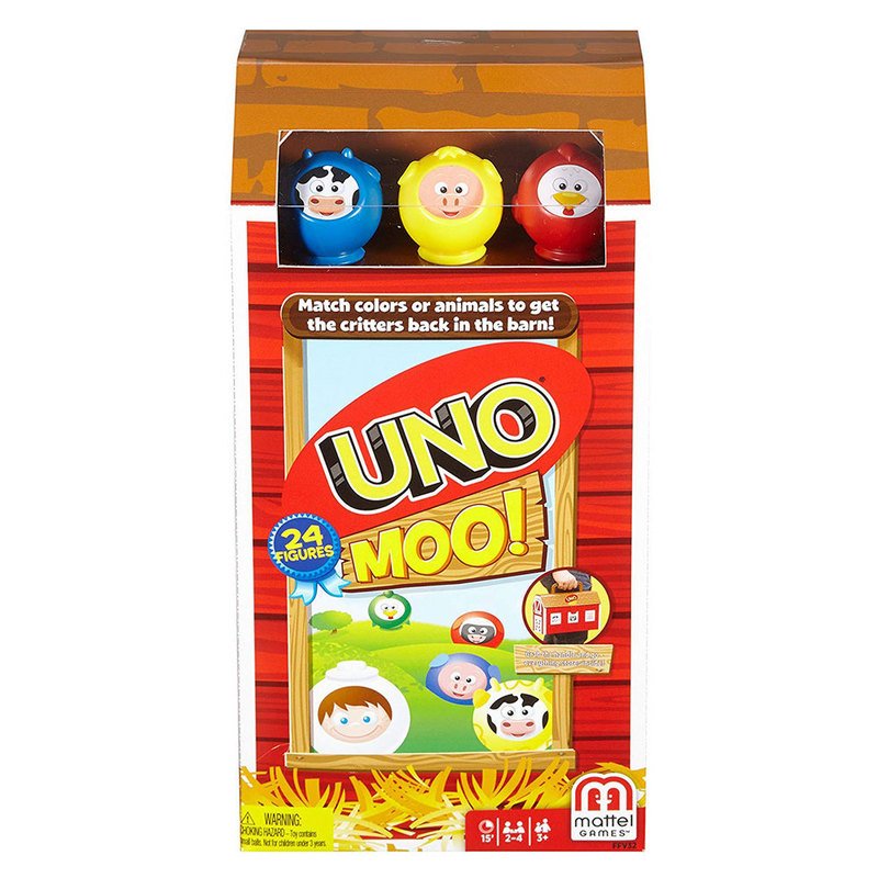 Mattel Classic Uno Moo Cow Edition | Card Games | Baby, Kids & Toys ...