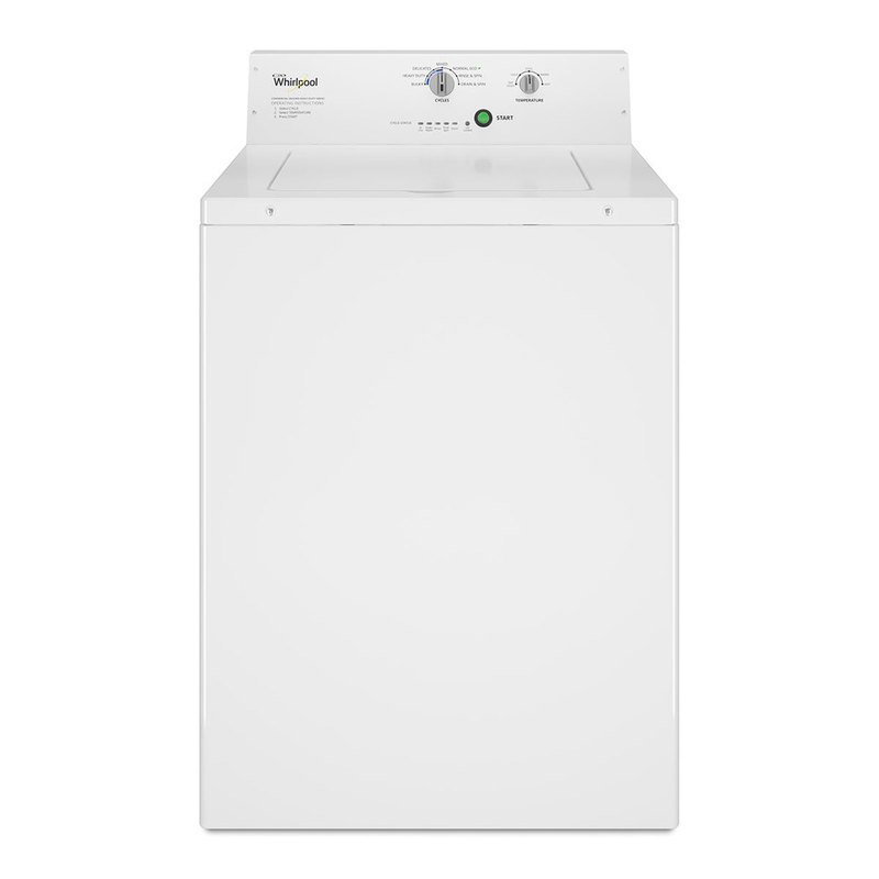 Whirlpool 3.3-cu.ft. White Commercial Top Load Washing Machine ...