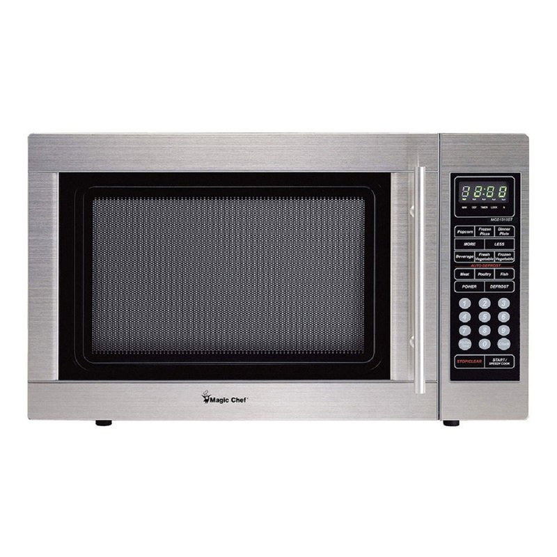Magic Chef 1.3 Cu. Ft. Stainless Steel Microwave Oven | Kitchen | For ...