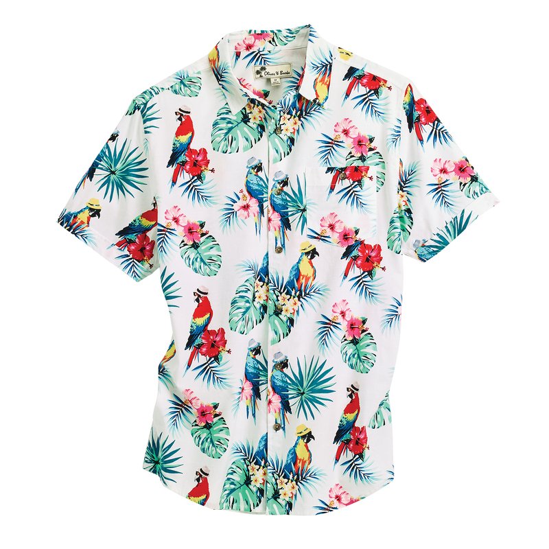 Oliver Burke Men s Toucans Sport Shirt Casual Dress Button Down Shirts Apparel Shop Your Navy Exchange Official Site