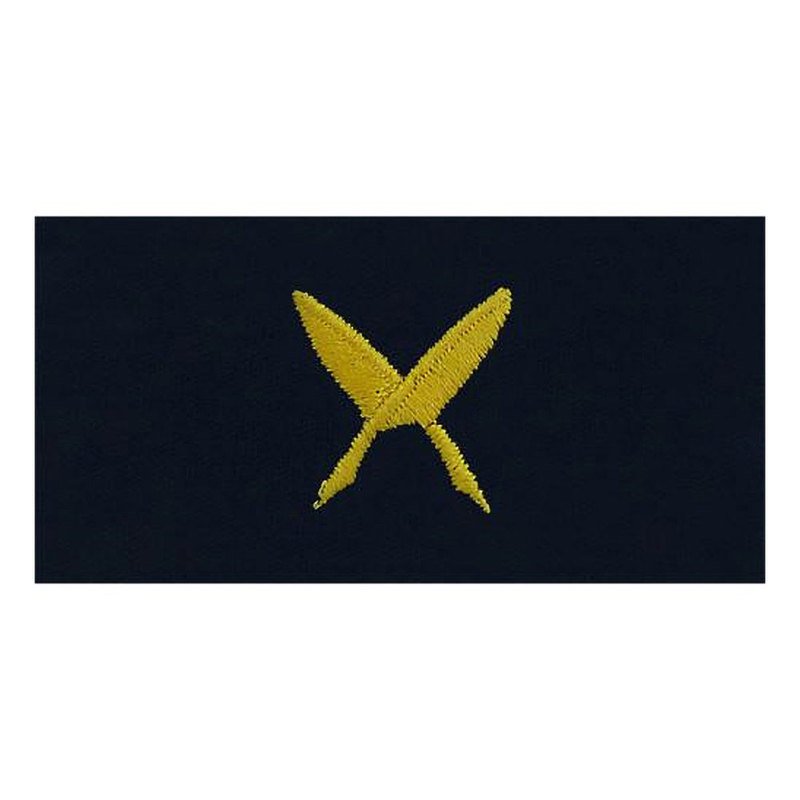 Navy Coverall Collar Device Cwo Ships Clerk | Collar Devices | Military ...