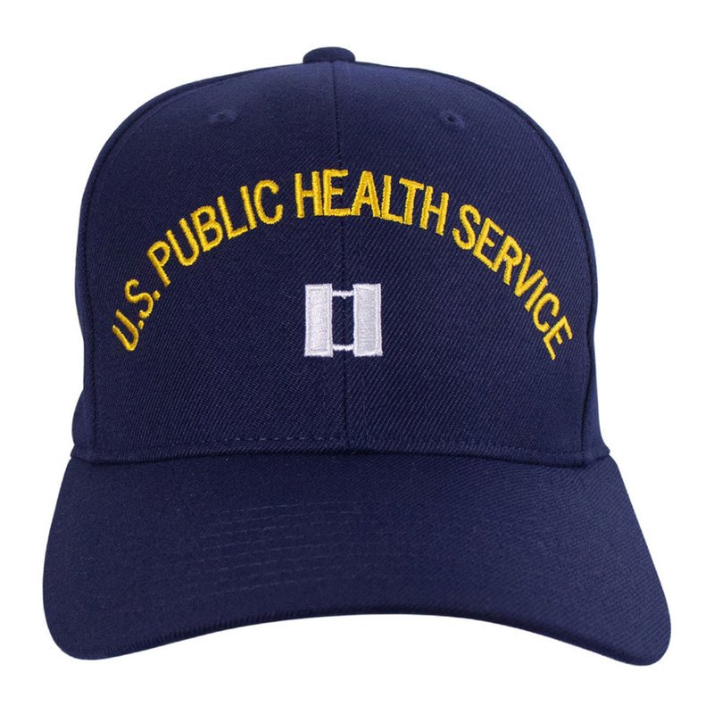 Usphs Ball Cap Blue W/ Emblem Lt | Public Health Service | Military ...