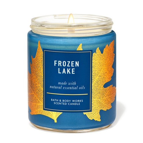 Bath Body Works Fresh Air Color Single Wick Candle Frozen Lake Scented Candles Household Essentials Shop Your Navy Exchange Official Site