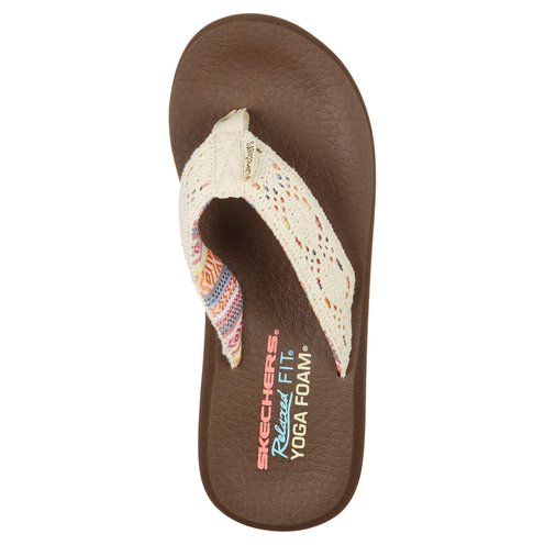 Skechers Women's Cali Meditation Asana Flip Flop | Flip Flop Sandals ...