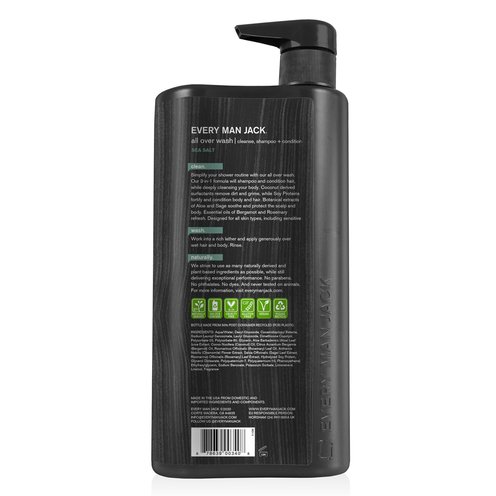 Every Man Jack Body Wash | Men's Body Care | Beauty & Personal Care ...