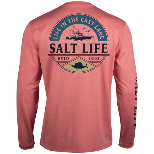 Salt Life Men's Performance Deep Sea Cruisin Long Sleeve Tee | Men's ...