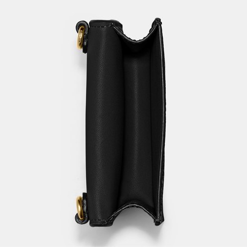 Coach Polished Pebbled Leather Half Flap Card Case | Women's Wallets ...