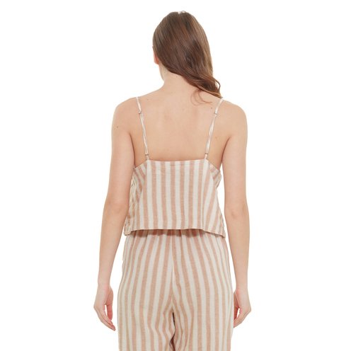 Dex Women's Stripe Button Front Woven Cami | Camisoles | Apparel - Shop ...