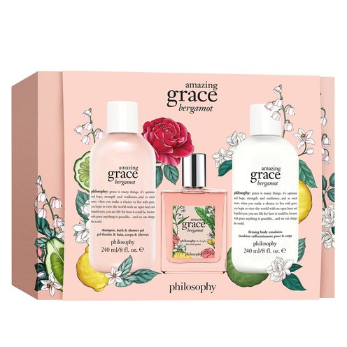 Philosophy Amazing Grace Bergamot Eau De Toilette 3-piece Gift Set ...