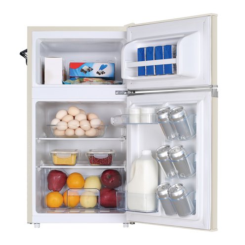 Hamilton Beach 3.2 Cuft 2 Door Retro Fridge | Beverage Coolers ...