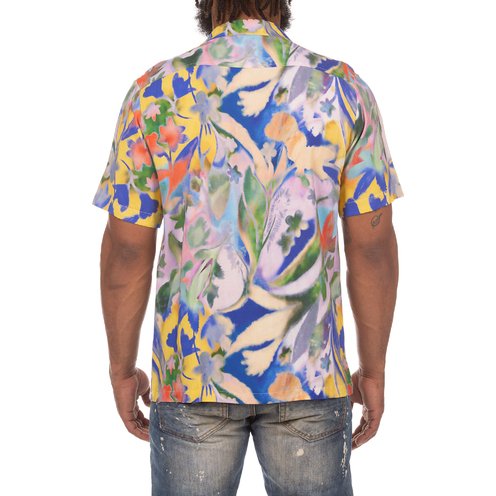 Akoo Men's Short Sleeve Glory Woven Shirt | Casual & Dress Button Down ...