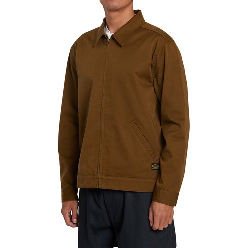 Rvca Men's Day Shift Solid Twill Jacket | Men's Surf & Skate Jackets ...