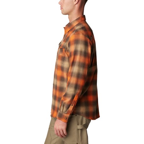 Columbia Men's Phg Roughtail Stretch Flannel Long Sleeve Plaid Shirt ...