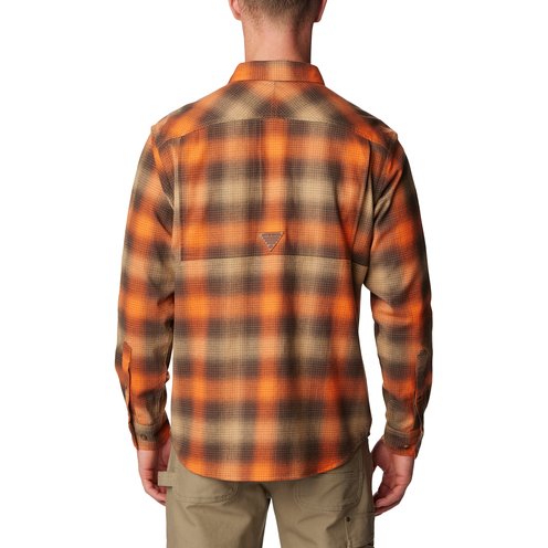 Columbia Men's Phg Roughtail Stretch Flannel Long Sleeve Plaid Shirt ...
