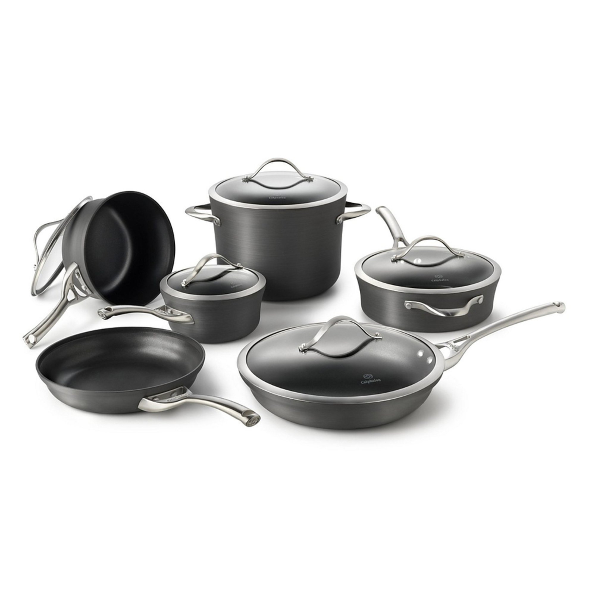 Calphalon Contemporary 11 Piece Nonstick Cookware Set Cookware Sets