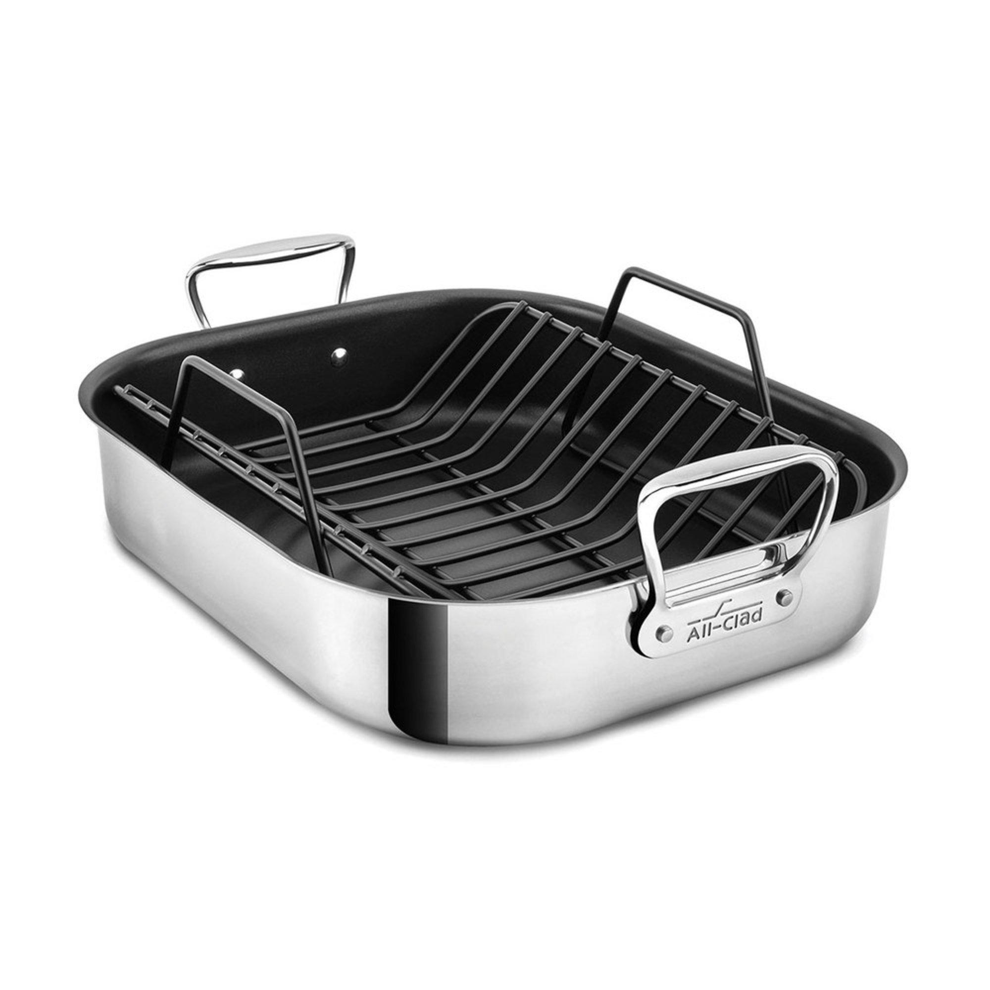 All-clad Large Non-stick Roaster With Rack | Roasters | For The Home ...