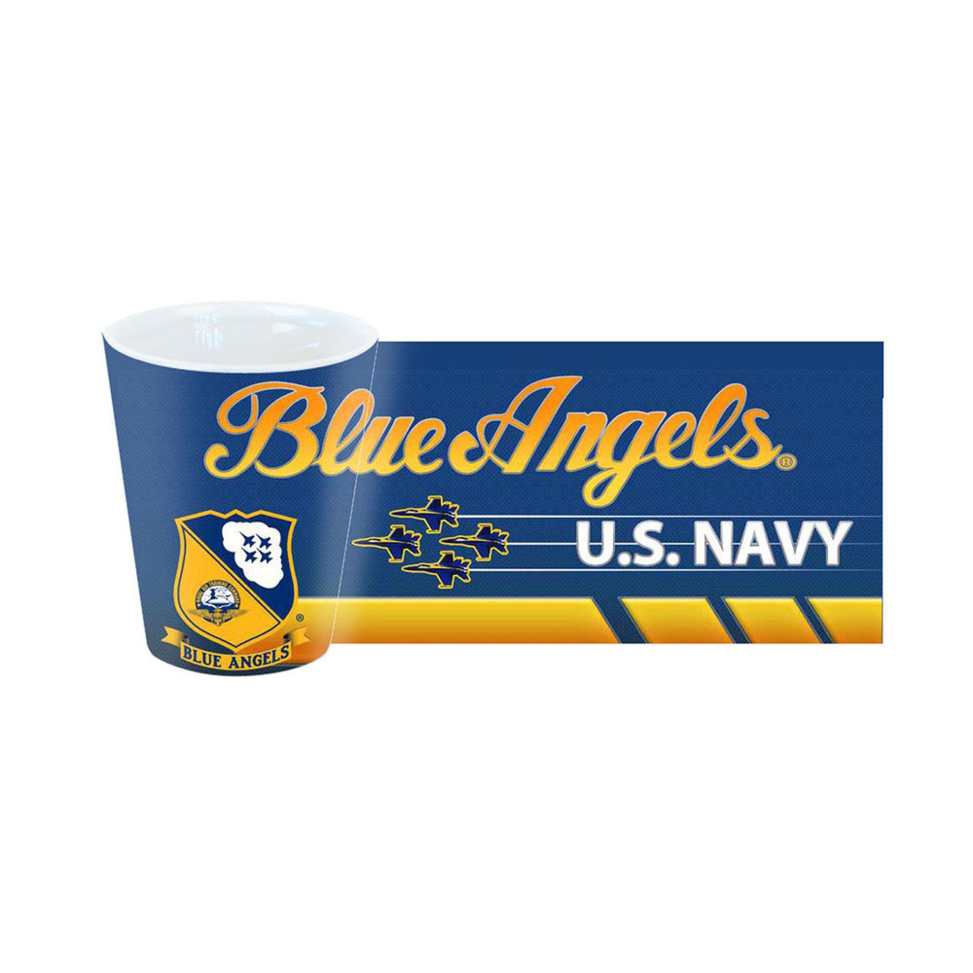 Mcm Usn Blue Angels Shot Glass | Blue Angels | Navy Pride - Shop Your ...