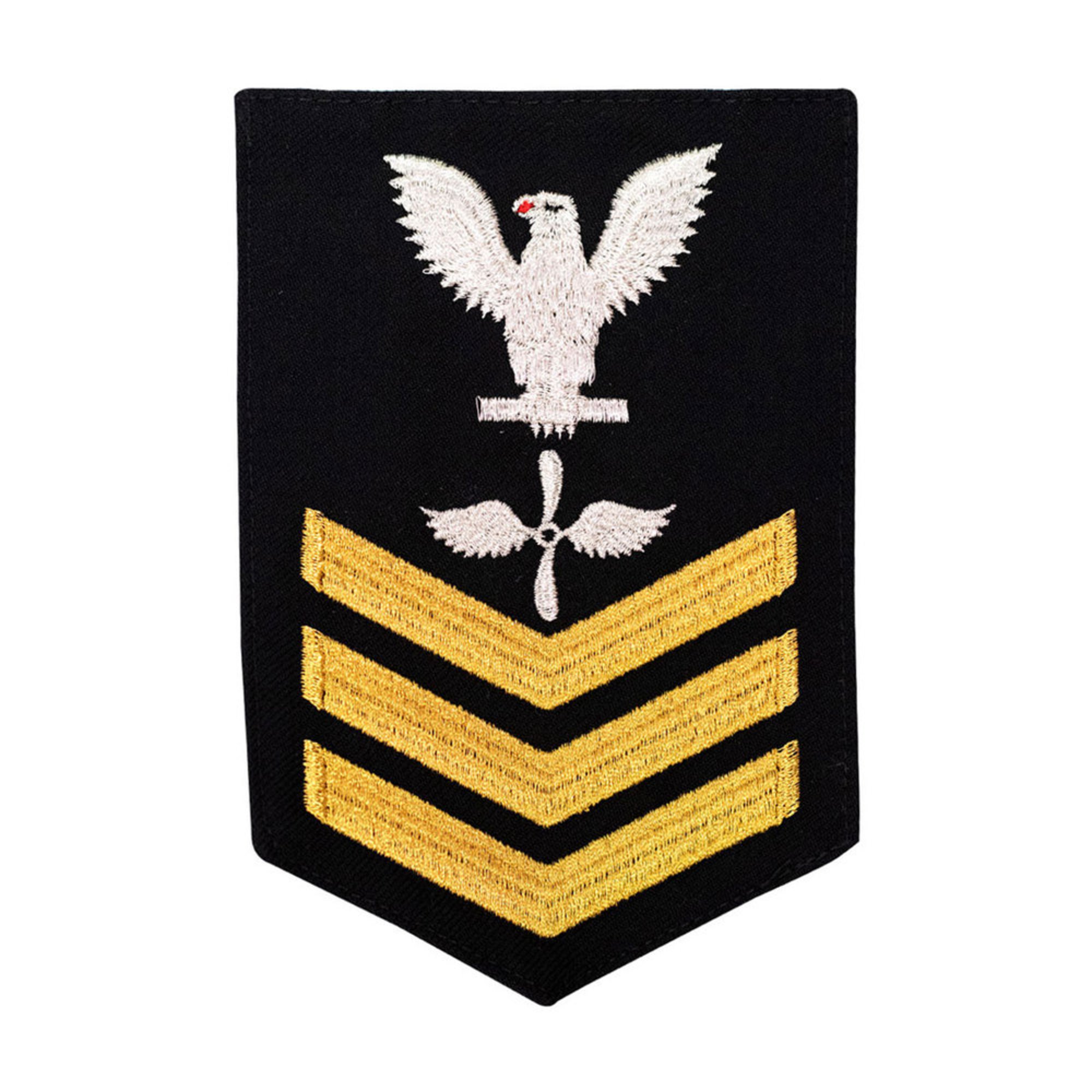 Women's E4-e6 (ad1) Rating Badge In Standard Gold On Blue Serge Wool ...