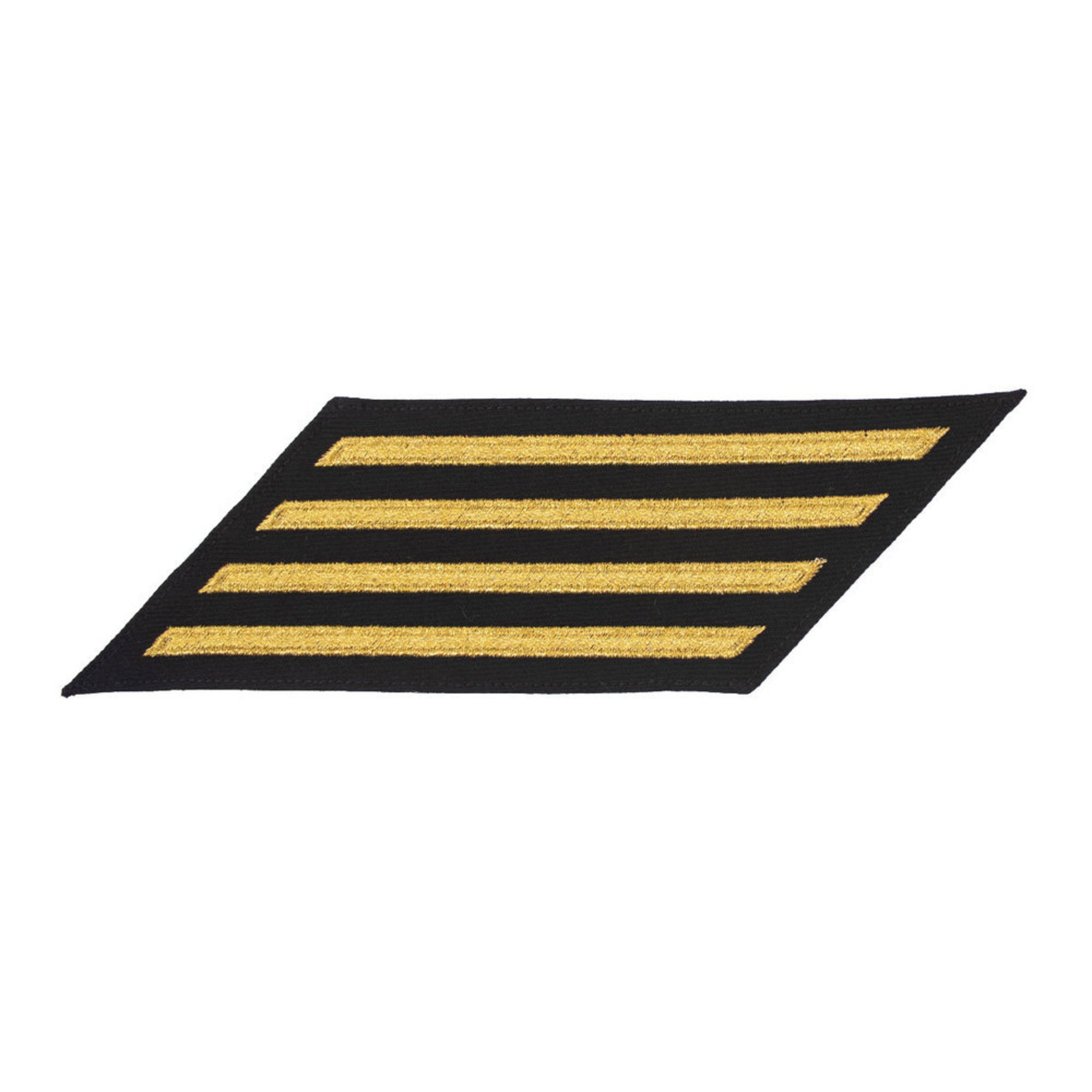 Women's Enlisted Service Stripe Set-4 On Standard Gold On Blue Serge ...