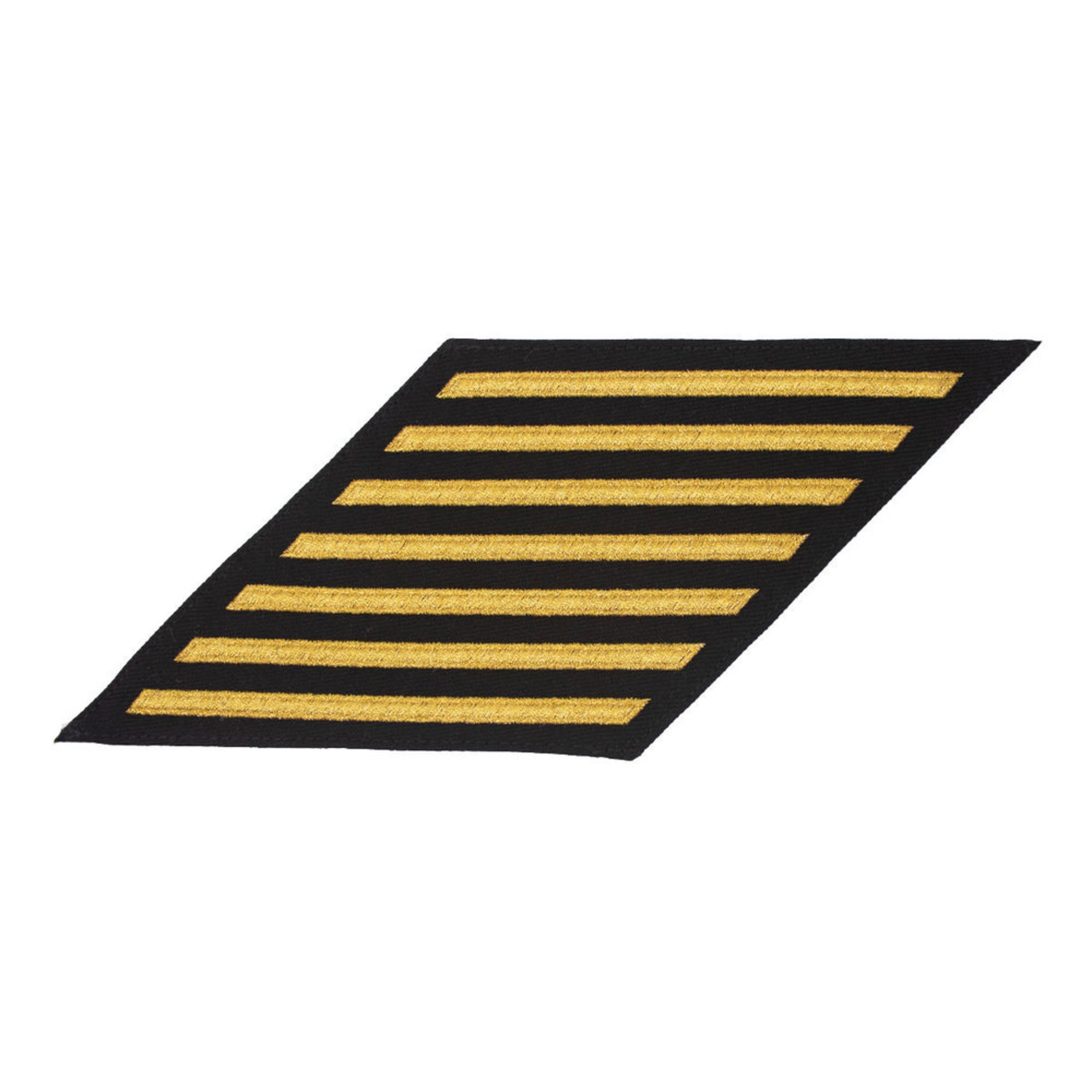 Women's Enlisted Service Stripe Set-7 On Standard Gold On Blue Serge ...