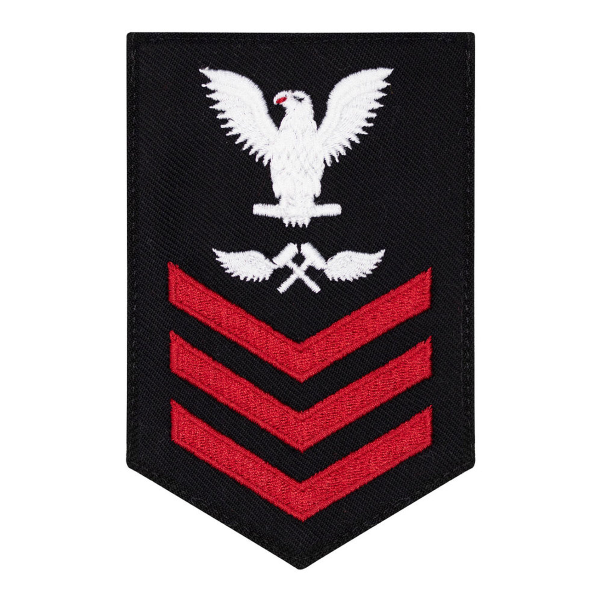 Women's E4-e6 (am1) Rating Badge In Standard Red On Blue Serge Wool For ...