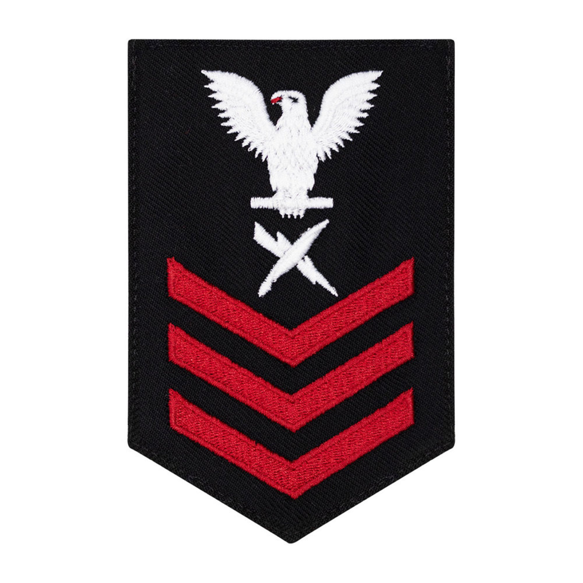 Women's E4-e6 (ct1) Rating Badge In Standard Red On Blue Serge Wool For ...