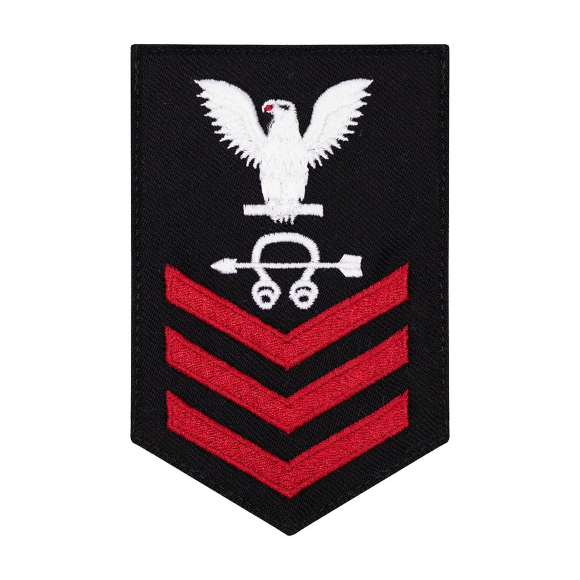 Women's E4-e6 (st1) Rating Badge In Standard Red On Blue Serge Wool For ...