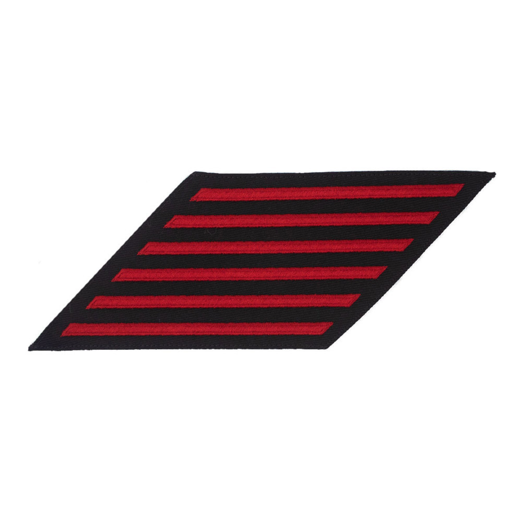 Women's Enlisted Service Stripe Set-6 On Standard Red On Blue Serge ...