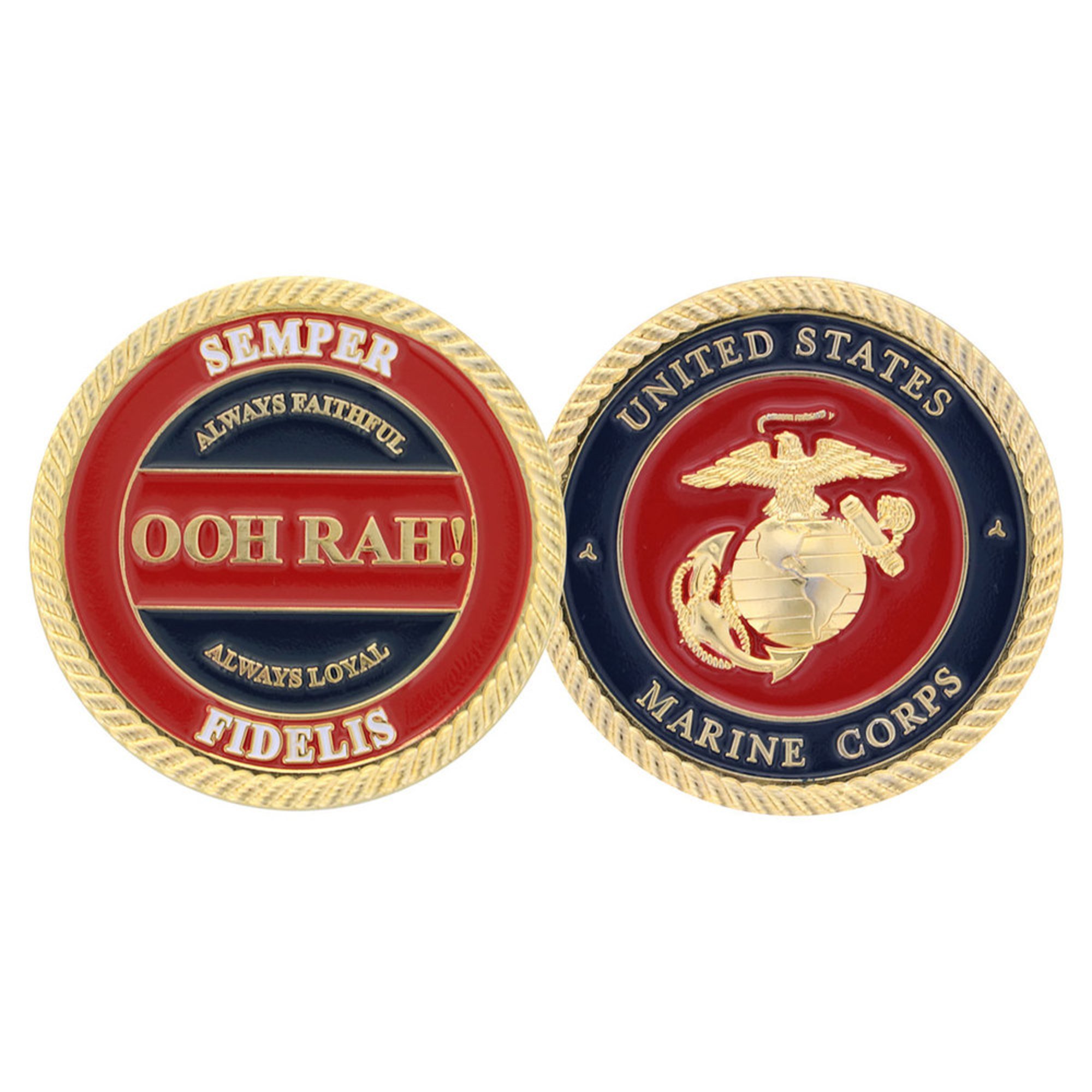 Challenge Coin Usmc Ooh Rah Coin | Navy Pride Coins & Displays | Navy ...