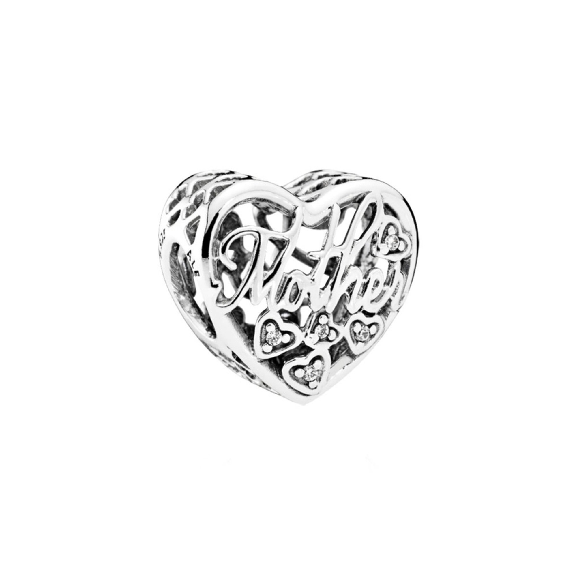 Pandora Mother & Son Bond Charm, Clear Cubic Zirconia | Charms - Shop ...