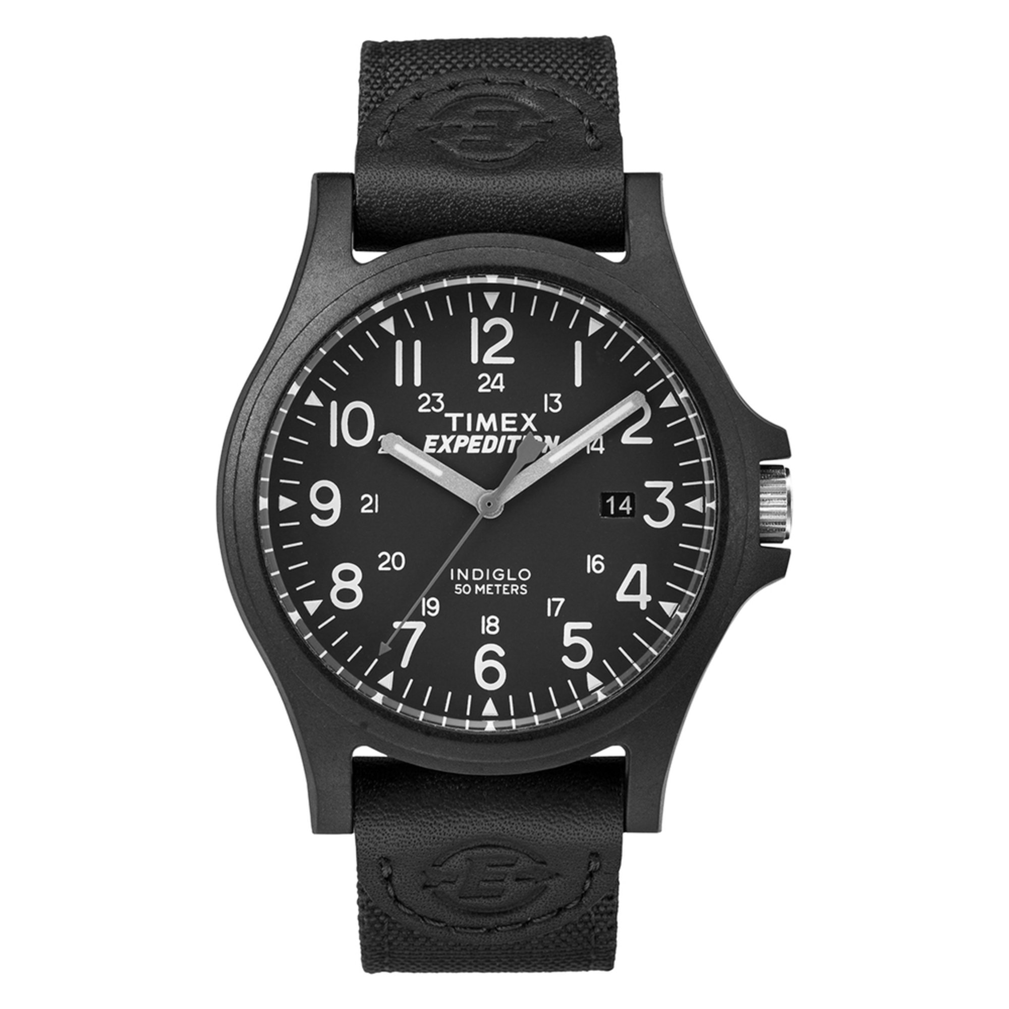 Timex Men's Expedition Acadia Black Nylon Watch, 40mm | Men's Watches ...