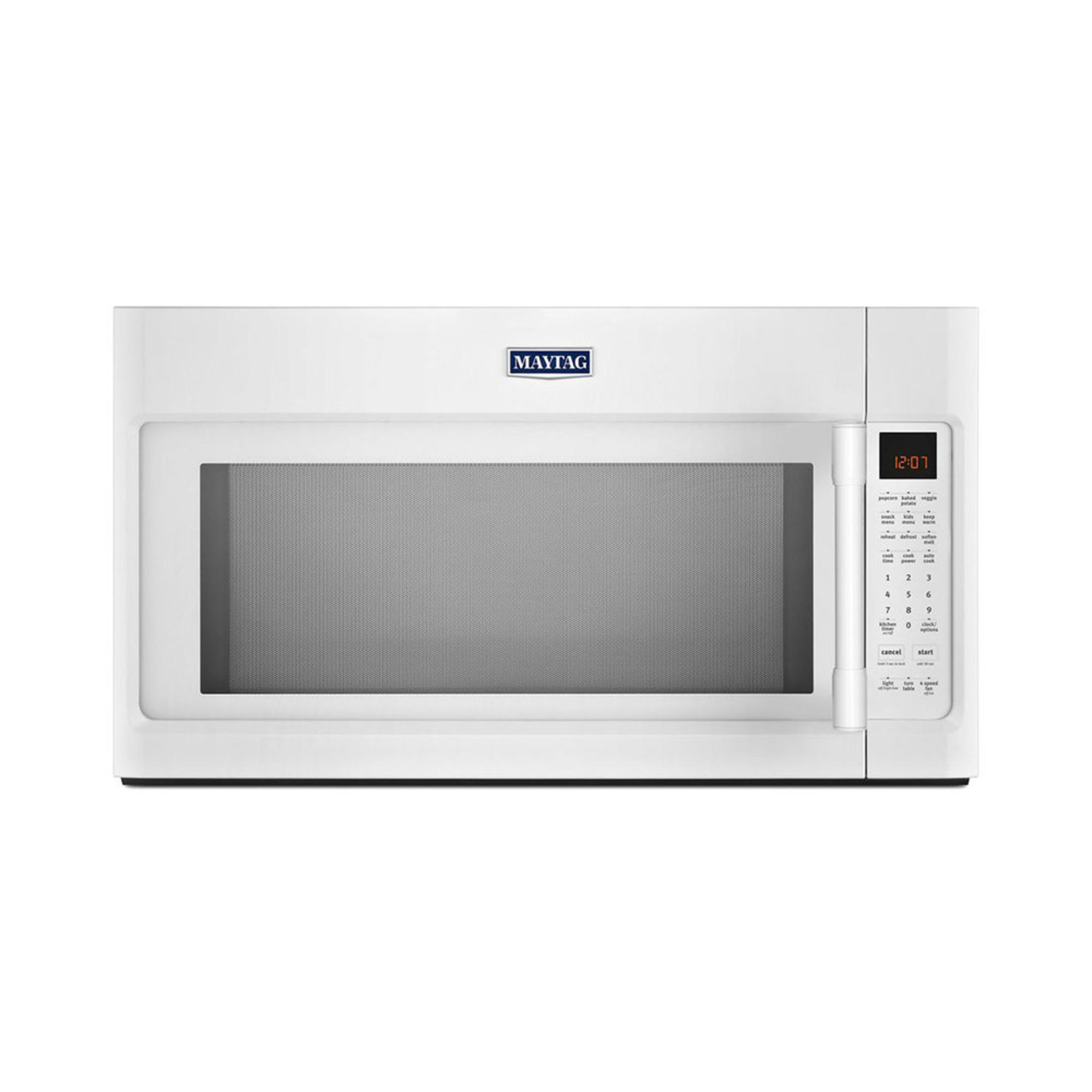 Maytag 2.1-cu.ft. Over-the-range Microwave Oven White (mmv5219fw ...