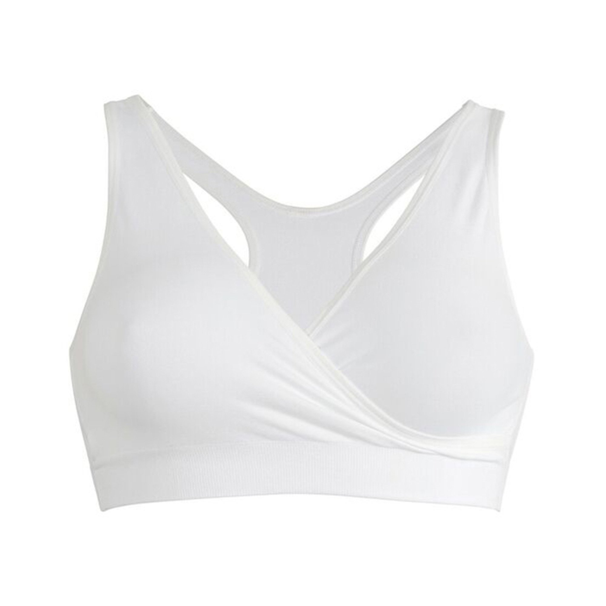 Medela Women's Nursing Sleep Bra In White Size Large | Maternity Bras ...
