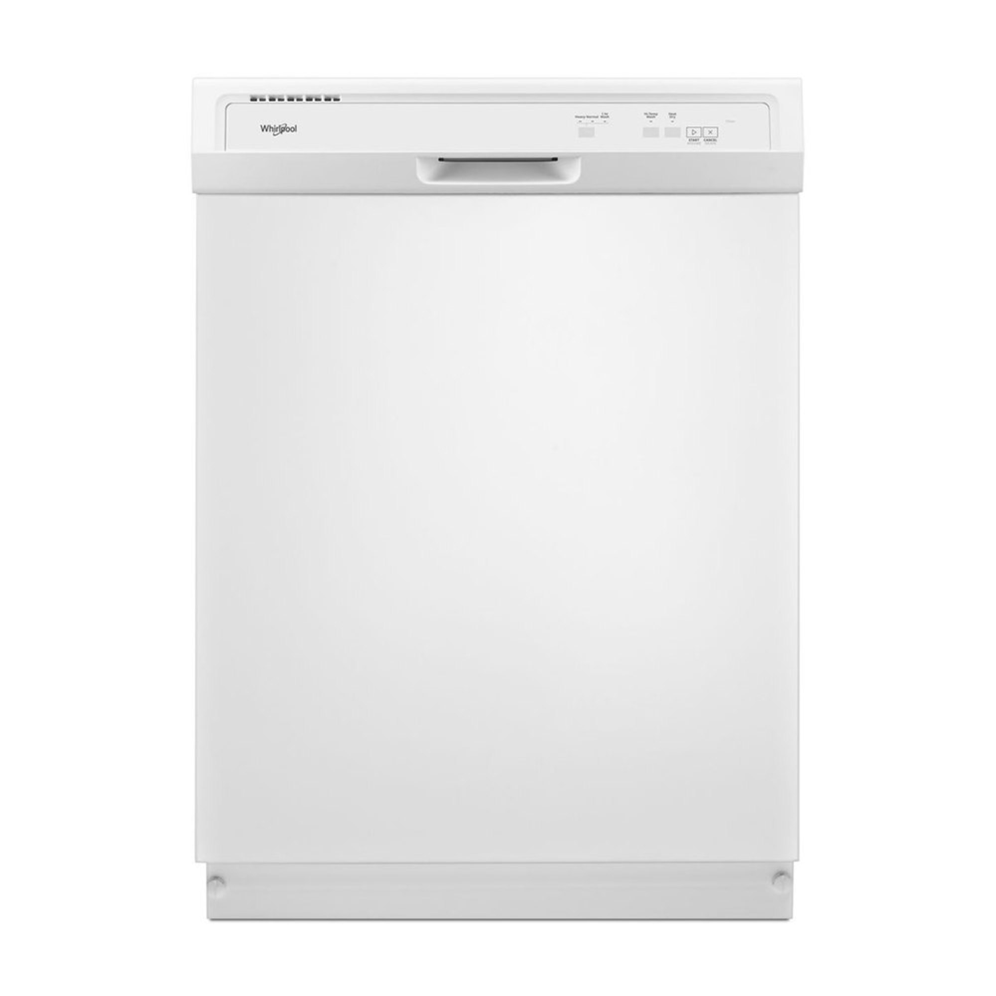 Whirlpool 24" Built-in Full Console Dishwasher, White (wdf130pahw ...