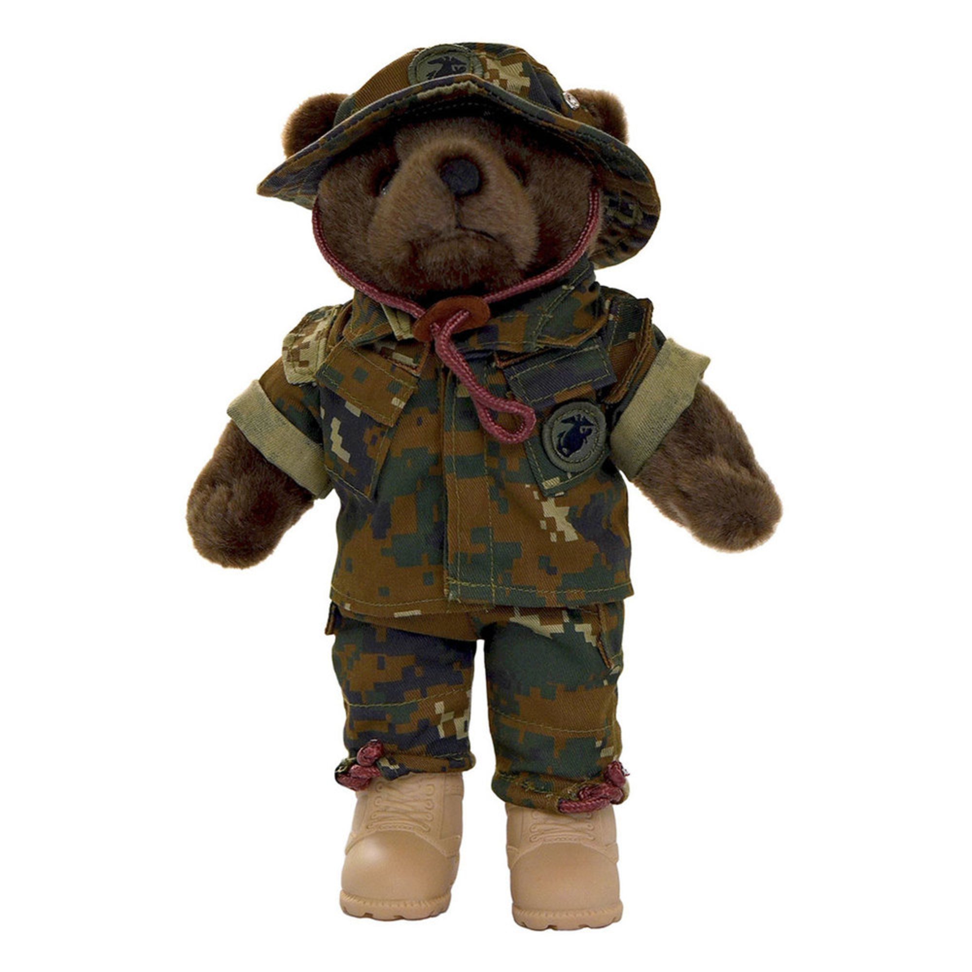 Bear Forces Of America Marine Mini Woodland Bear | Navy Pride Gifts ...