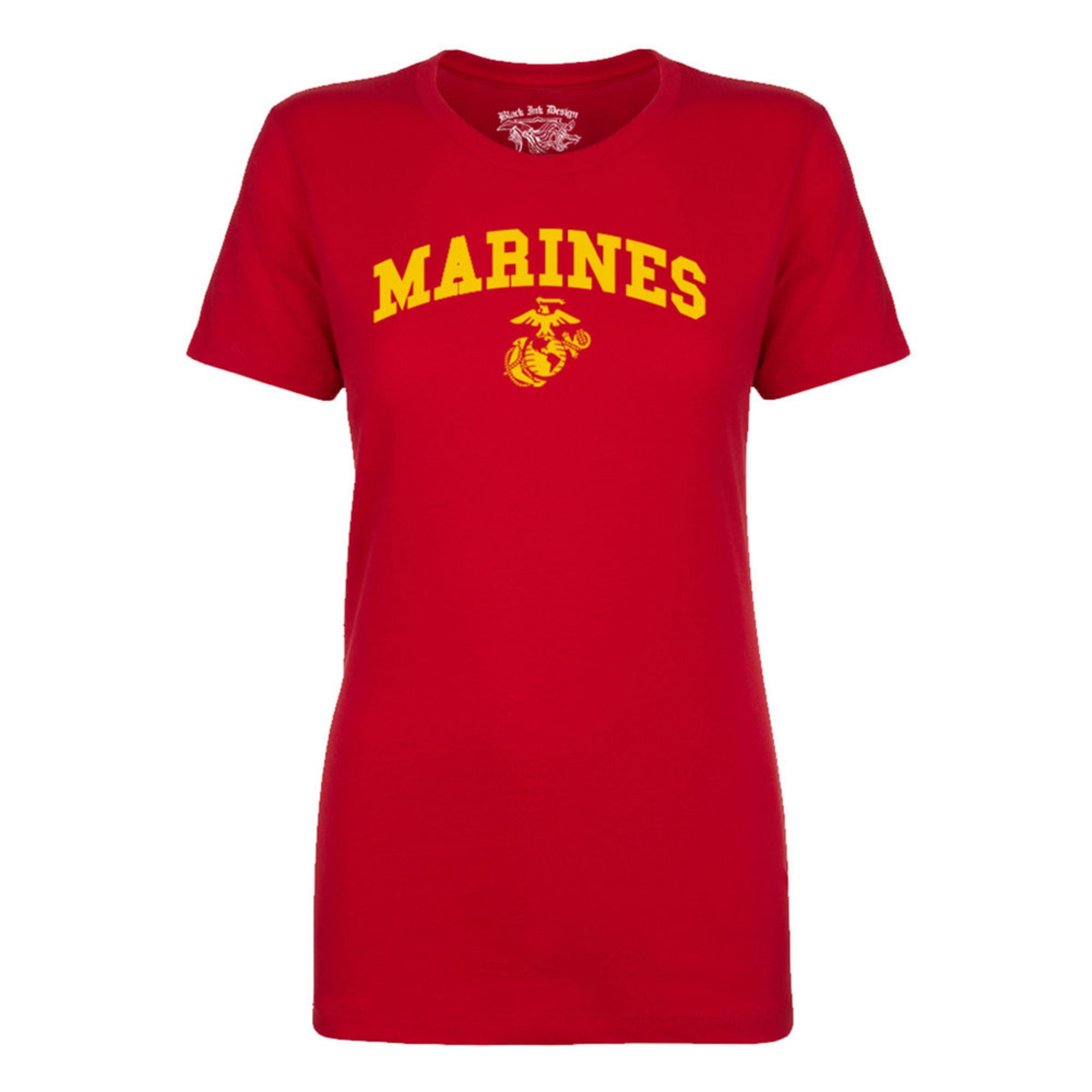 Black Ink Women's Usmc Classic Tee | Marine Apparel | Military - Shop ...