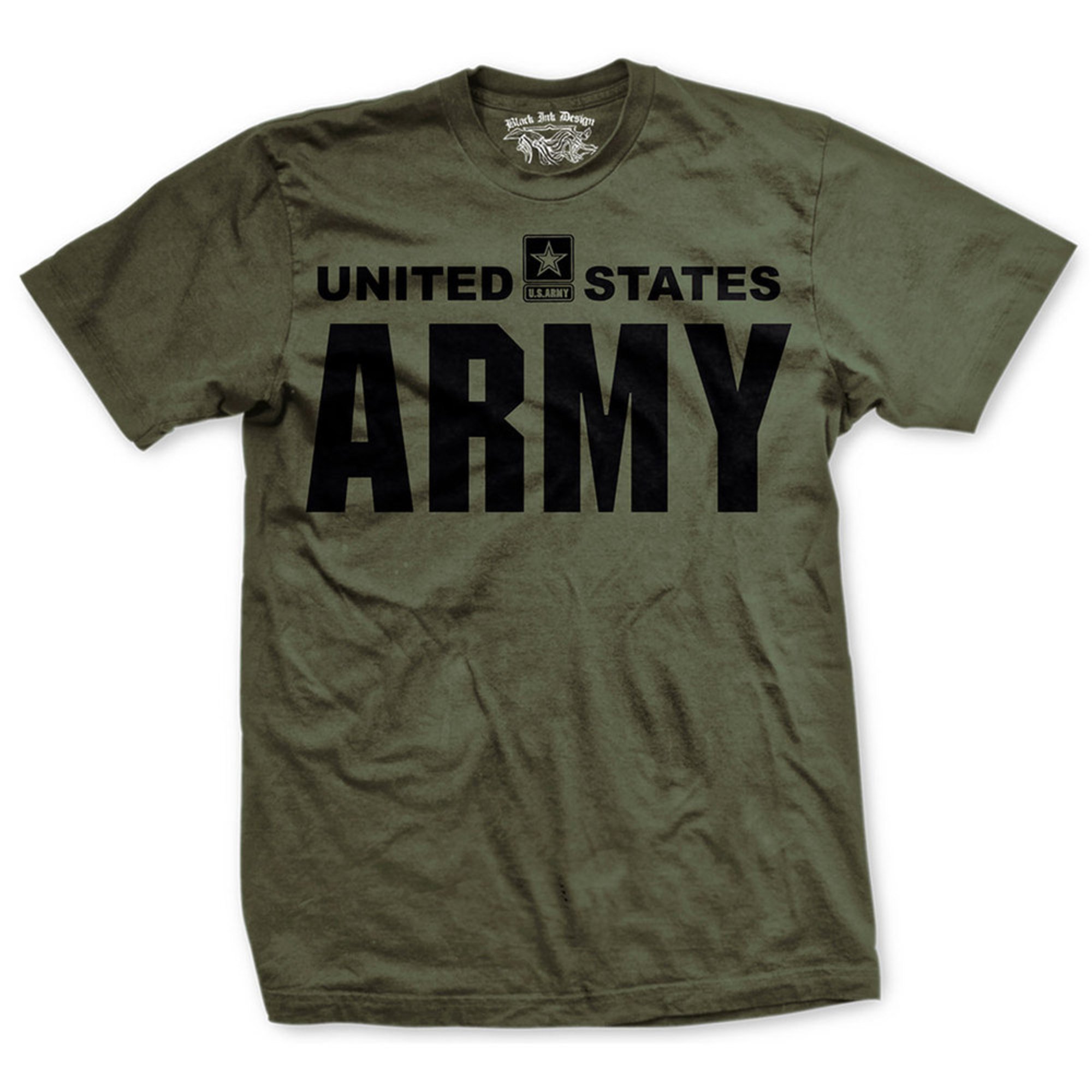 Black Ink Men's Us Army Classic Tee | Men's Navy Pride Tees | Military ...