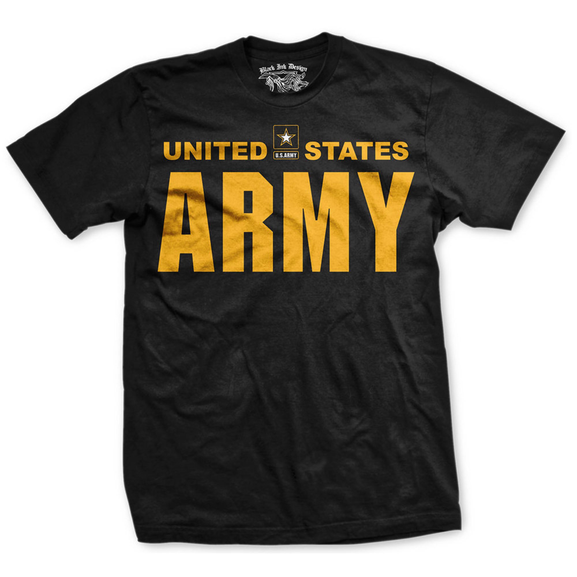 Black Ink Men's Us Army Classic Tee | Men's Navy Pride Tees | Military ...