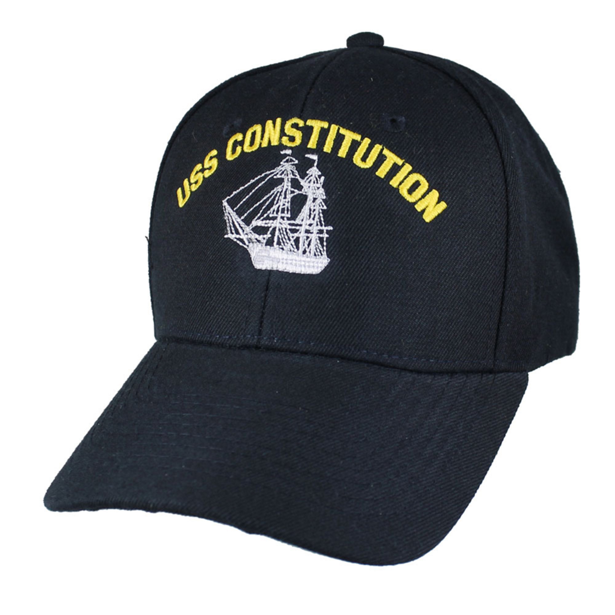 Eagle Crest Men's Uss Constitution Hat With Flag | Navy Pride Hats ...