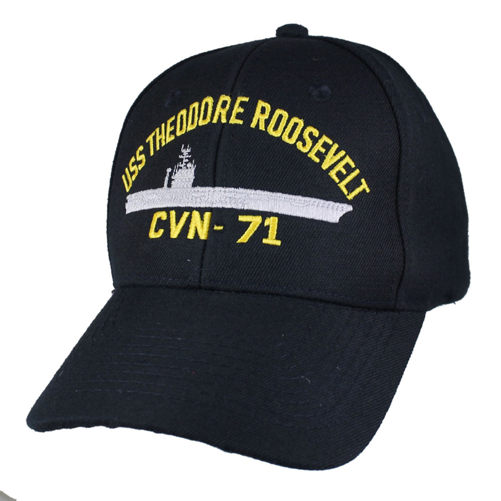 Eagle Crest Men's Uss Theodore Roosevelt Cvn-71 Carrier Hat | Navy ...