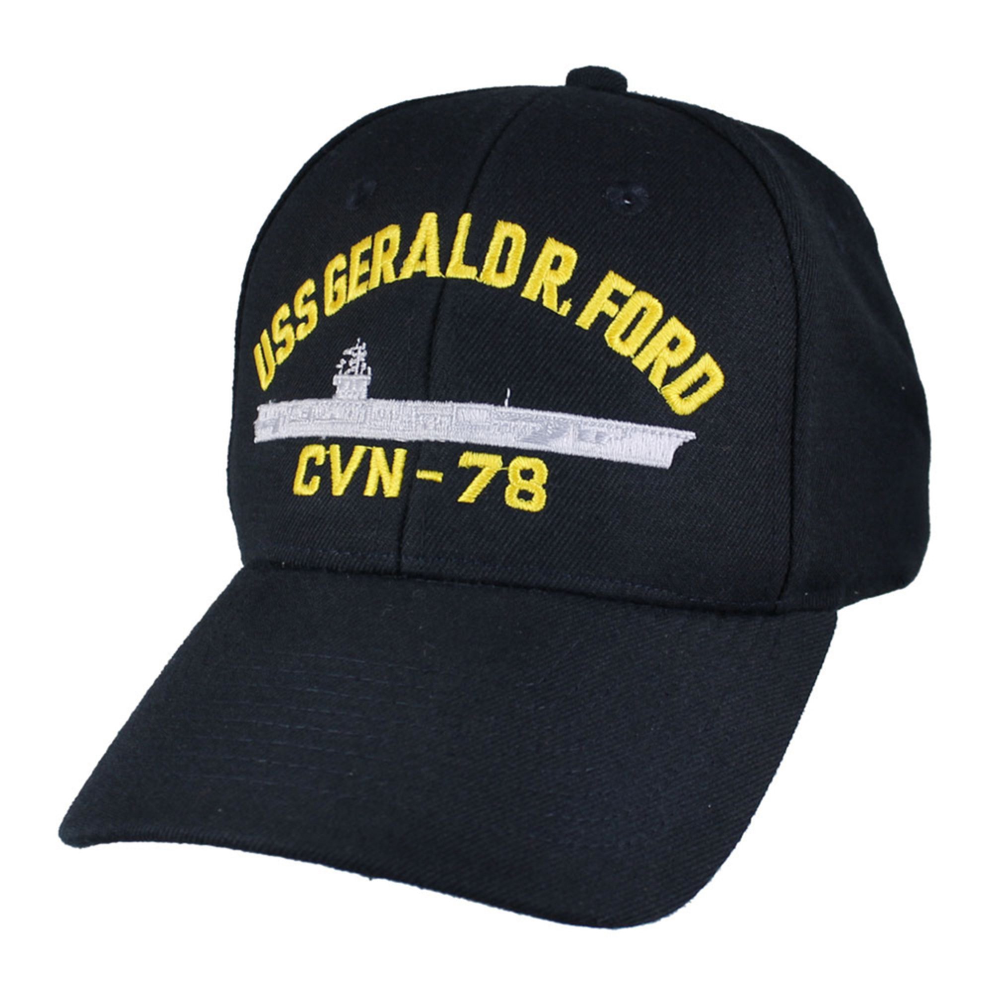 Eagle Crest Men's Uss Gerald R. Ford Carrier Hat | Navy Pride Hats ...
