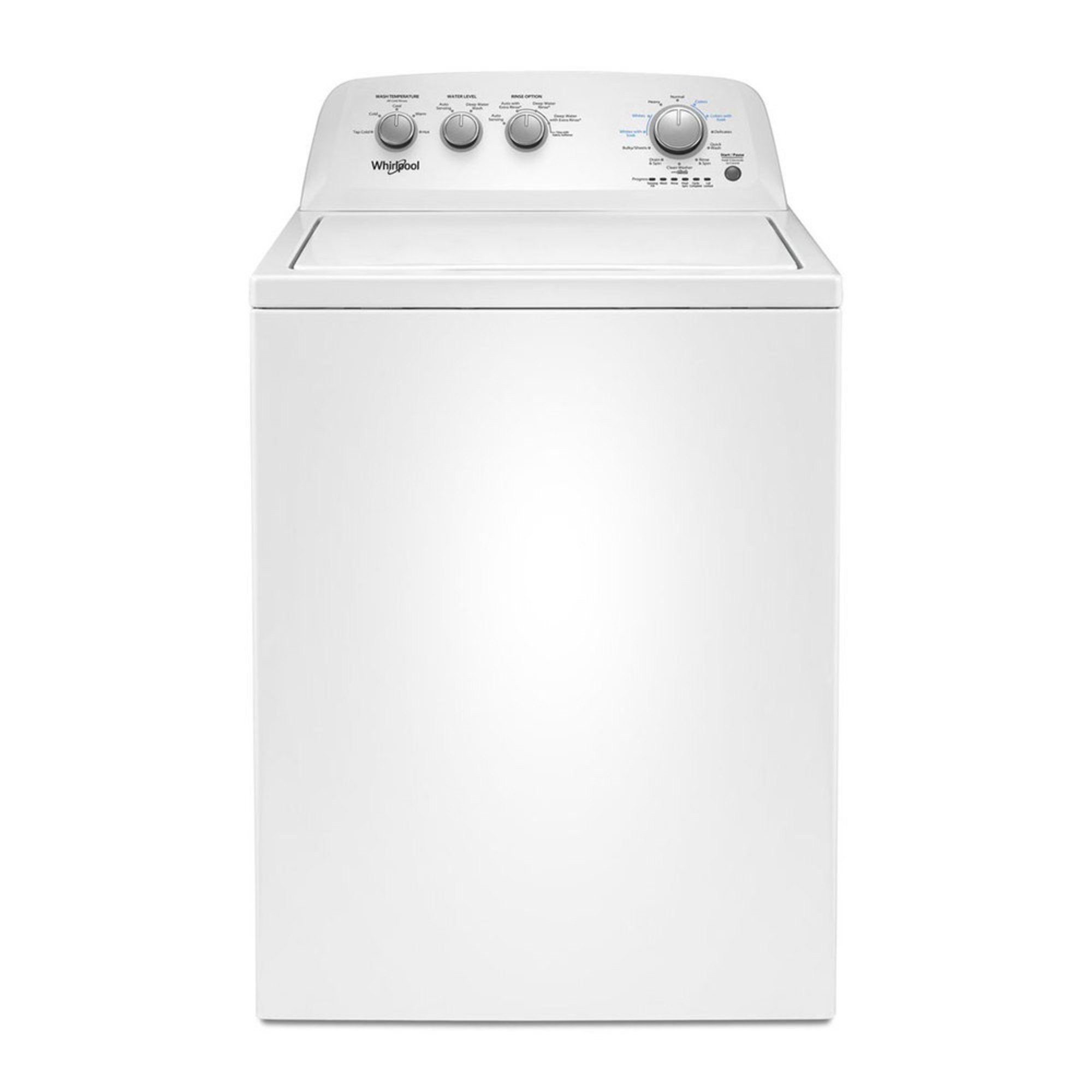 Whirlpool 3.8-cu.ft. Top Load Washer, White (wtw4855hw) | Graveyard ...