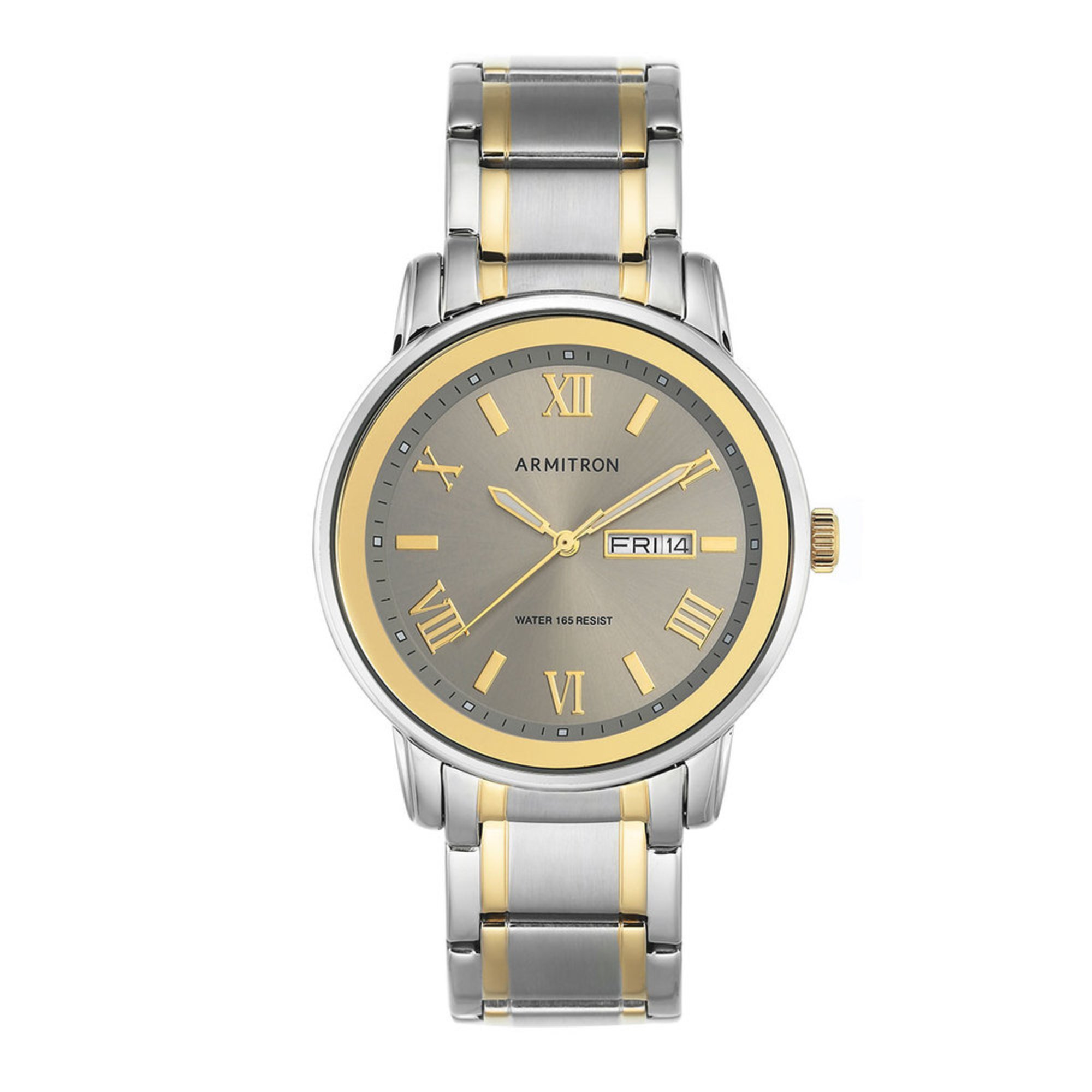 Armitron Men's Stainless Steel And Date Bracelet Watch, 41mm | Men's ...