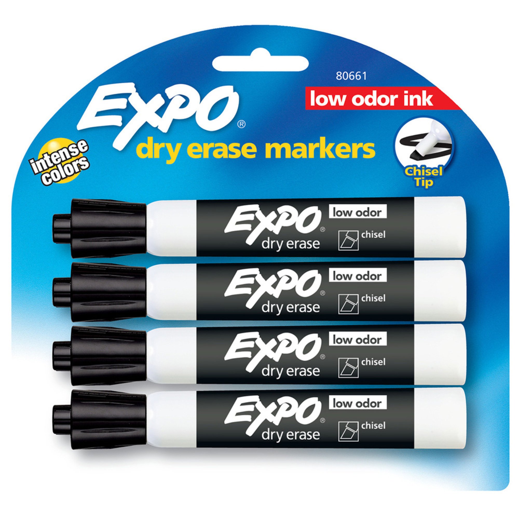 Expo Black Dry Erase Markers, 4ct | Buy In Multi-packs | Office ...