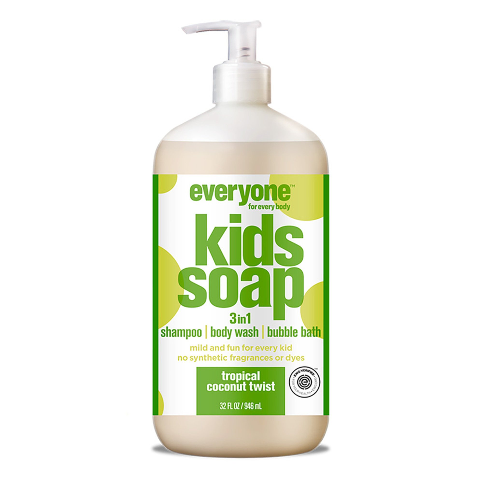 Everyone 3 In 1 Tropical Coconut Twist Kids Hand Soap | Shower Gel ...