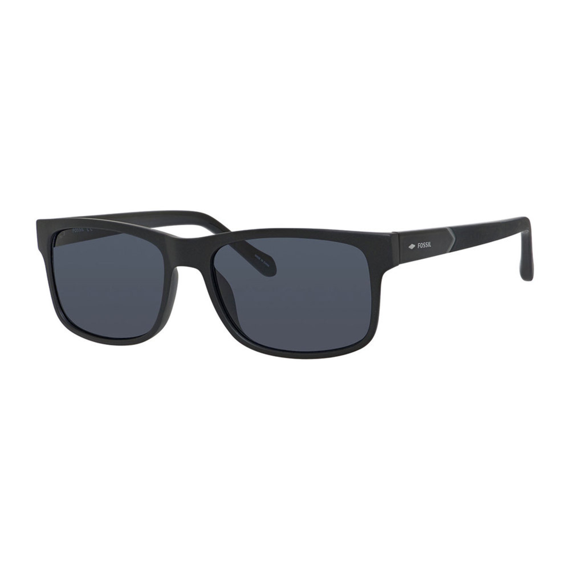 Fossil Women's Matte Black Gray Sunglasses, 55mm | Women's Sunglasses ...