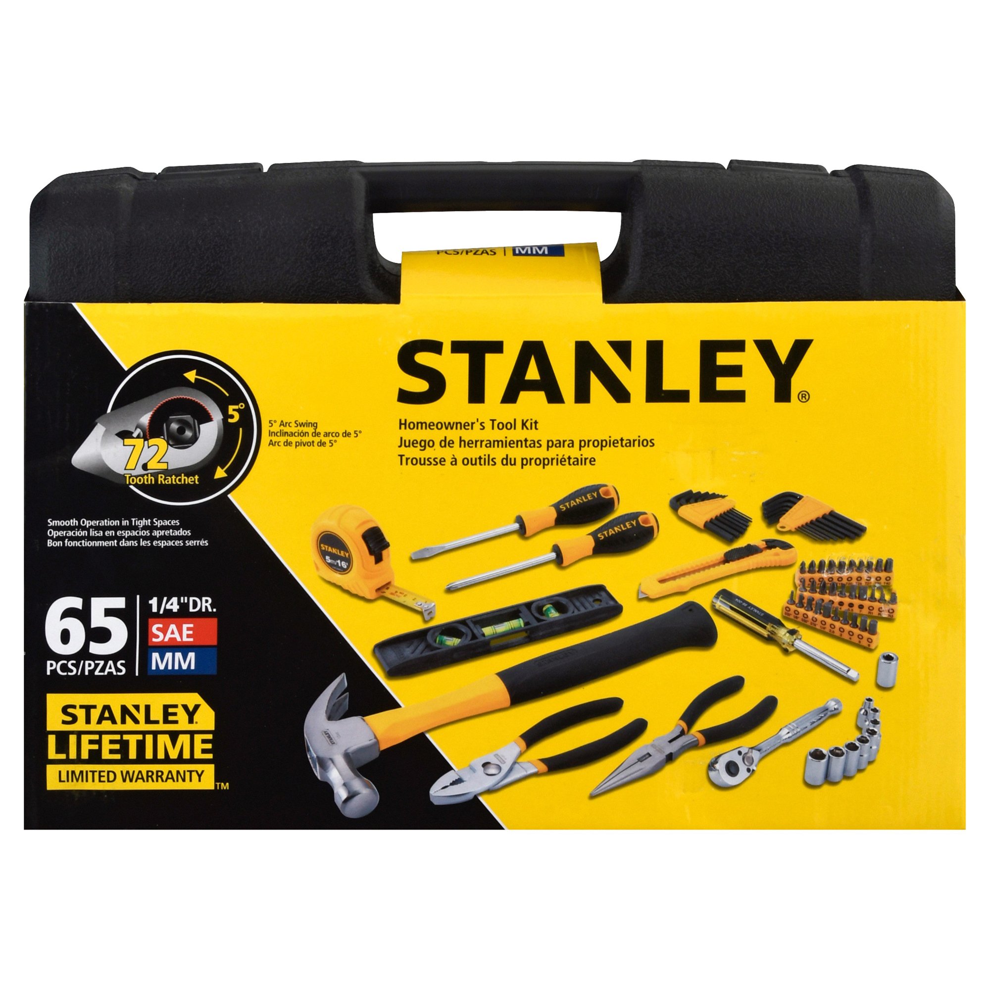 Stanley 65-piece Mixed Tool Kit | Hand Tools | General Hardware - Shop ...
