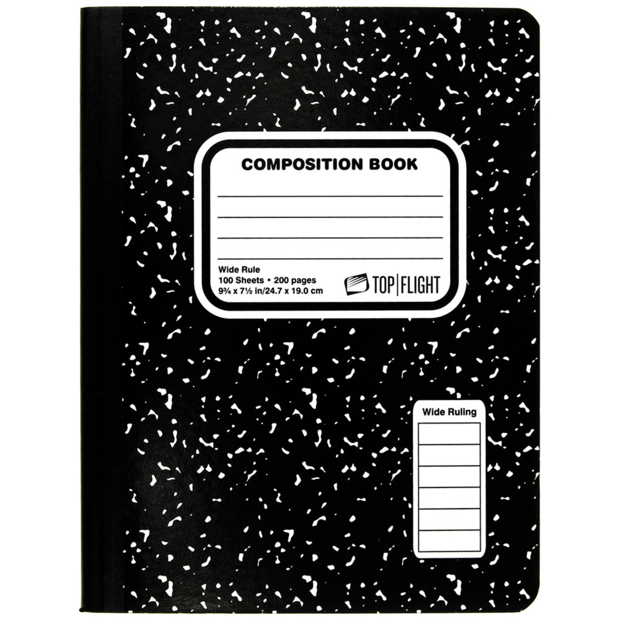 Top Flight Wide Ruled Composition Book | Notebooks & Journals | Office ...