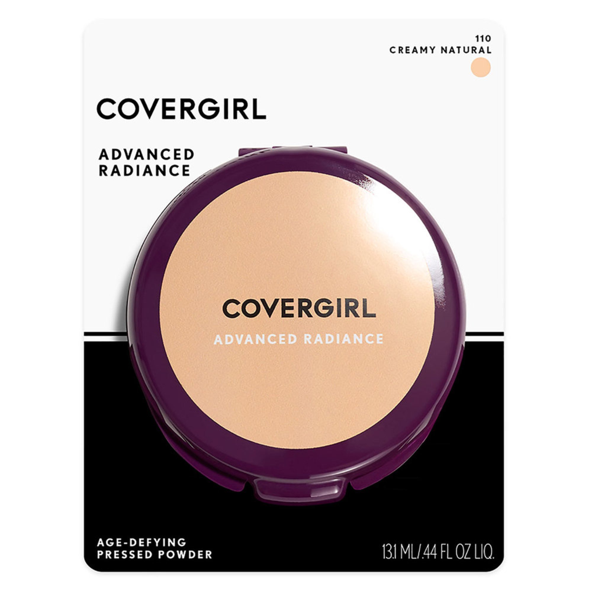 Covergirl Advanced Radiance Pressed Powder Creamy Natural .44 Fl Oz ...